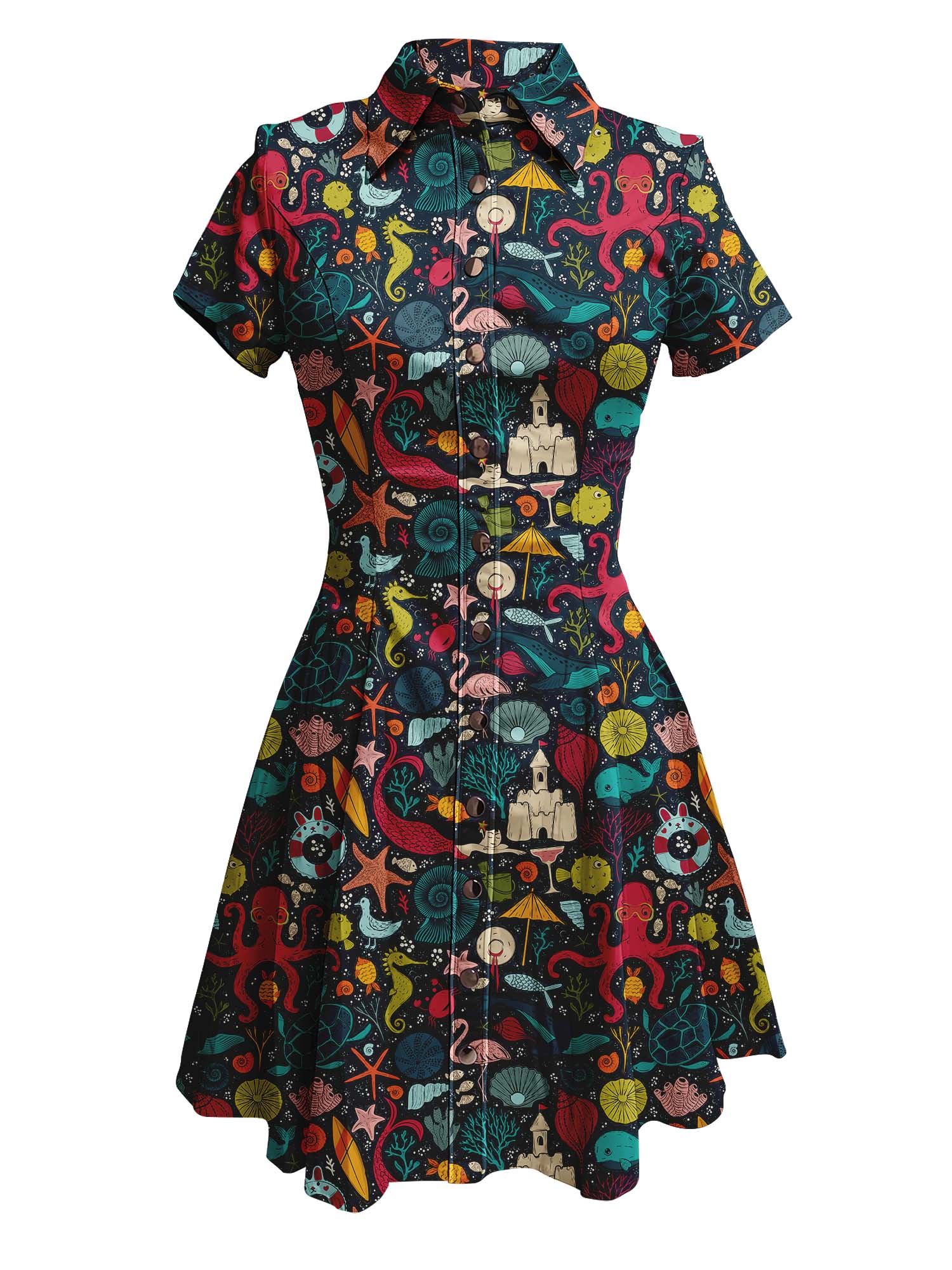 [Pallavi Chaudhary X Boozelele]A Trip To The Beach - 100% Cotton Dress ...